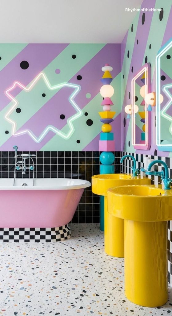 100 Memphis Group Style Decor and Design Ideas – Rhythm of the Home