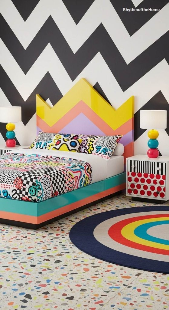 100 Memphis Group Style Decor and Design Ideas – Rhythm of the Home