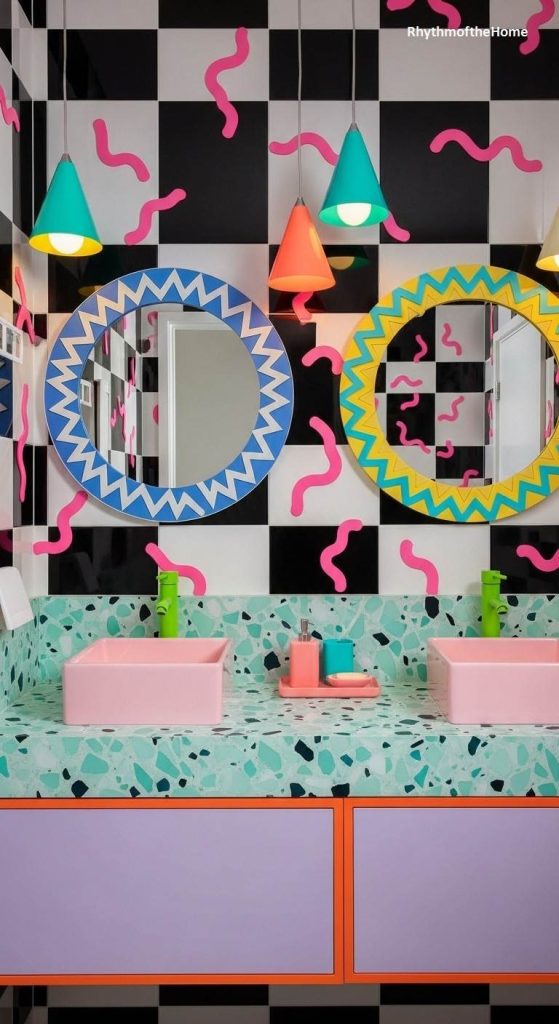100 Memphis Group Style Decor and Design Ideas – Rhythm of the Home