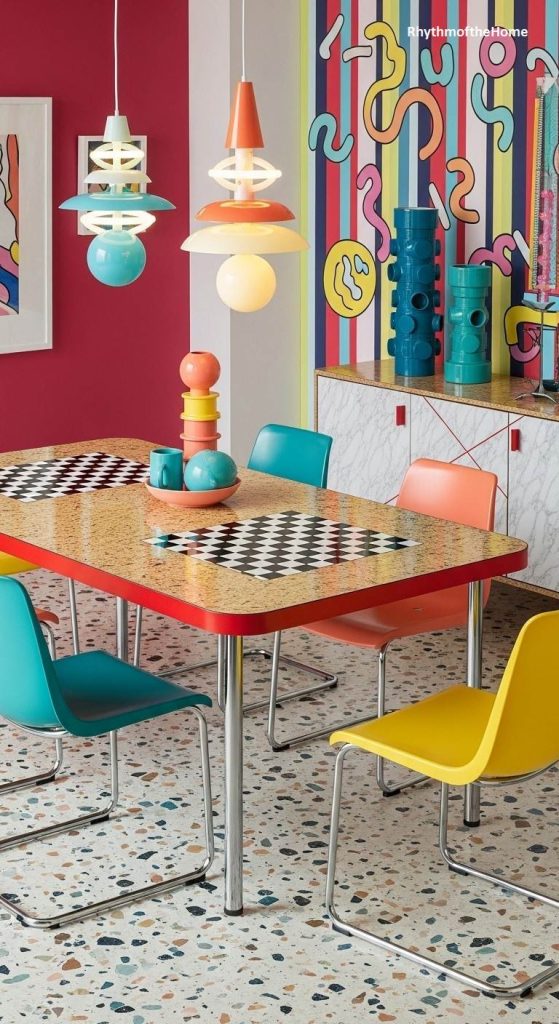 100 Memphis Group Style Decor and Design Ideas – Rhythm of the Home