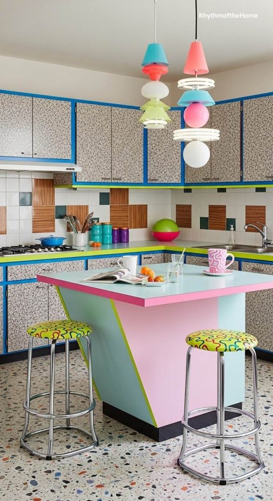 100 Memphis Group Style Decor and Design Ideas – Rhythm of the Home