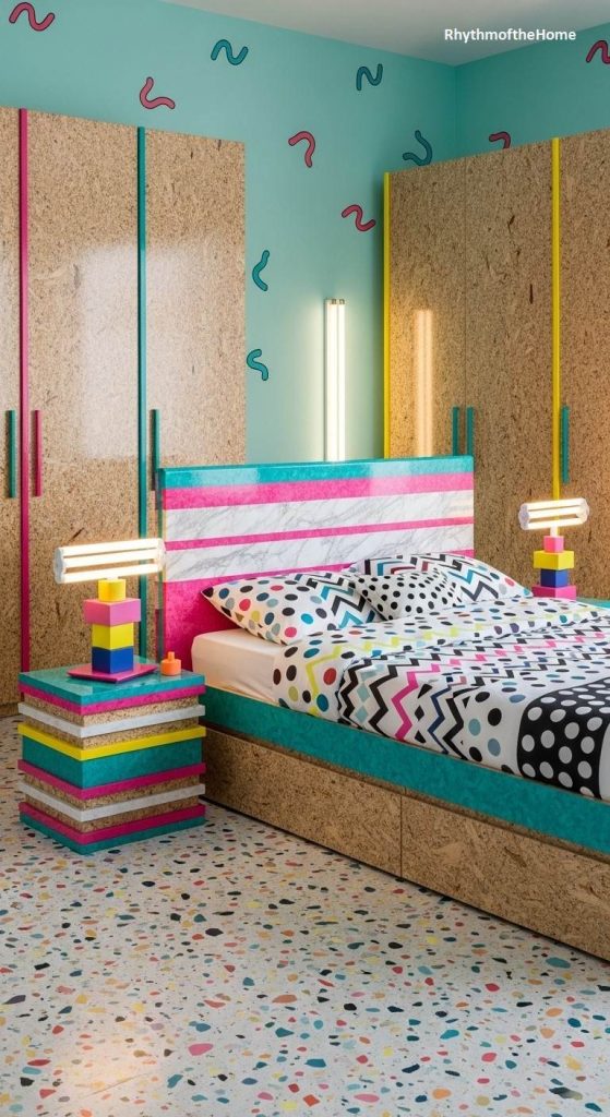 100 Memphis Group Style Decor and Design Ideas – Rhythm of the Home