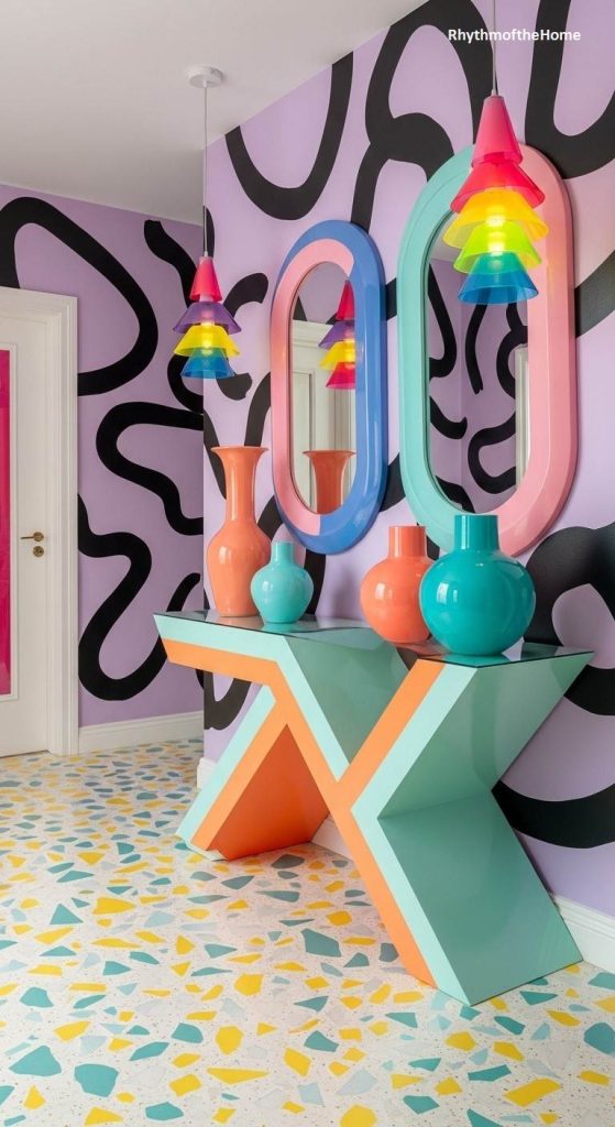 100 Memphis Group Style Decor and Design Ideas – Rhythm of the Home