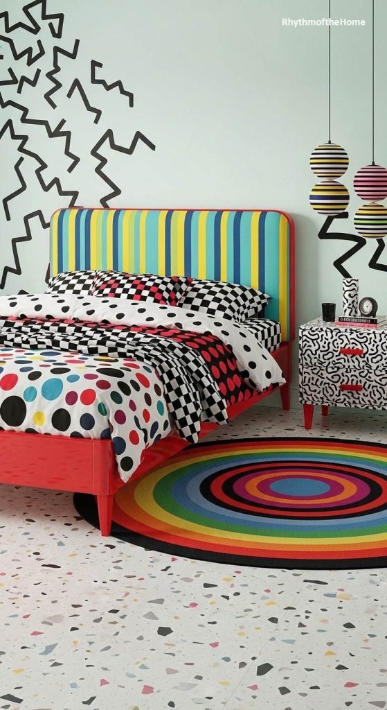 100 Memphis Group Style Decor and Design Ideas – Rhythm of the Home