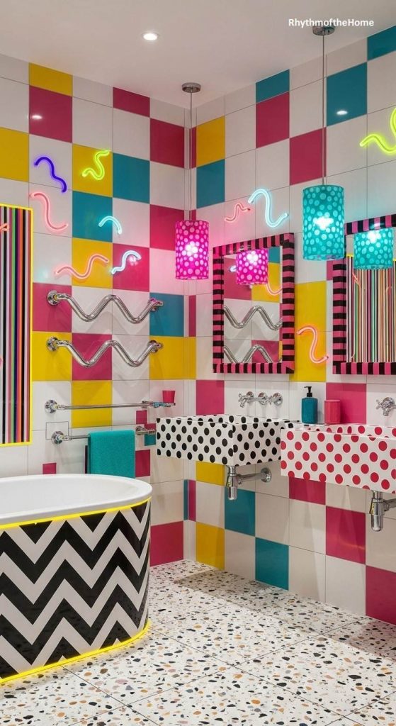 100 Memphis Group Style Decor and Design Ideas – Rhythm of the Home