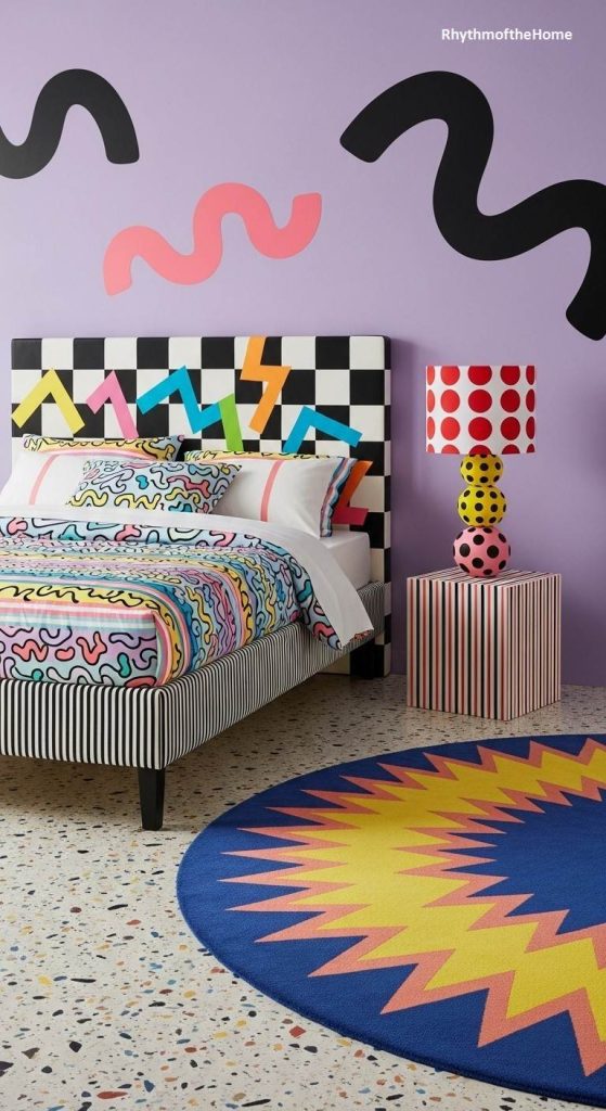 100 Memphis Group Style Decor and Design Ideas – Rhythm of the Home