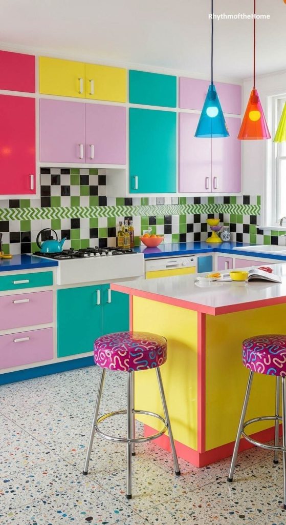 100 Memphis Group Style Decor and Design Ideas – Rhythm of the Home