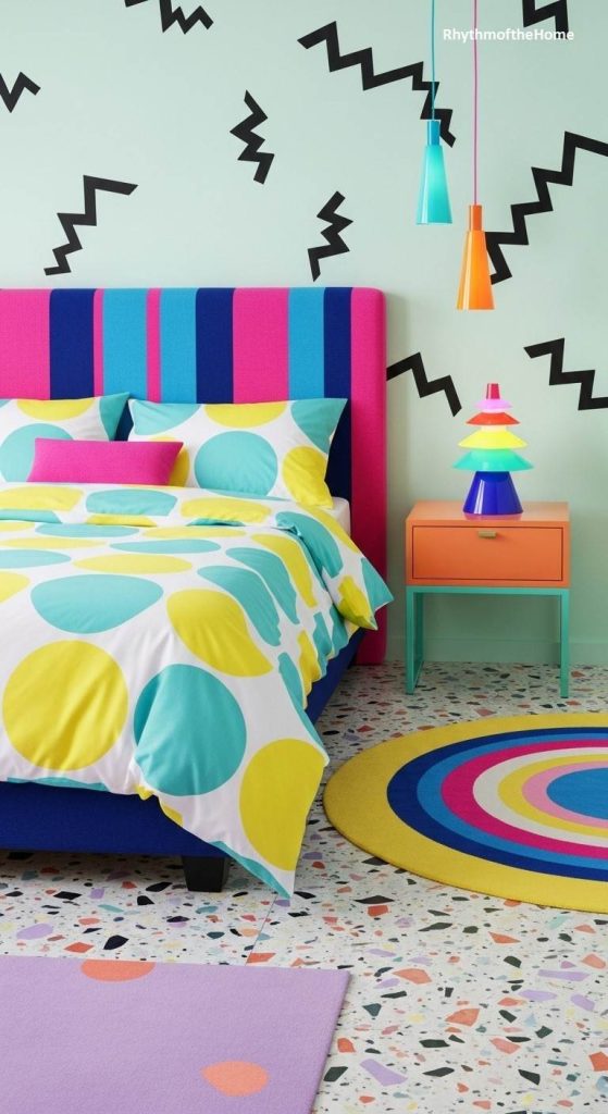 100 Memphis Group Style Decor and Design Ideas – Rhythm of the Home