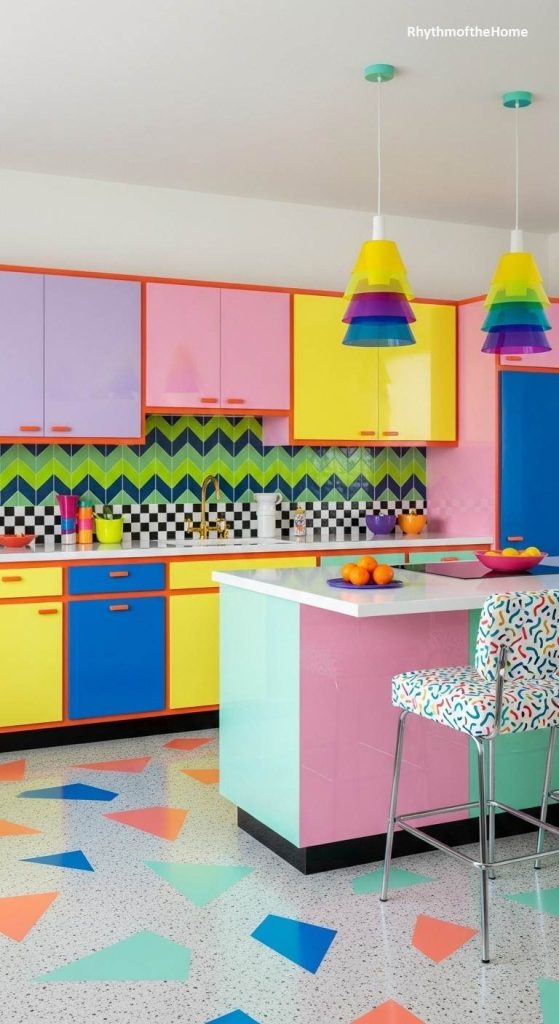 100 Memphis Group Style Decor and Design Ideas – Rhythm of the Home