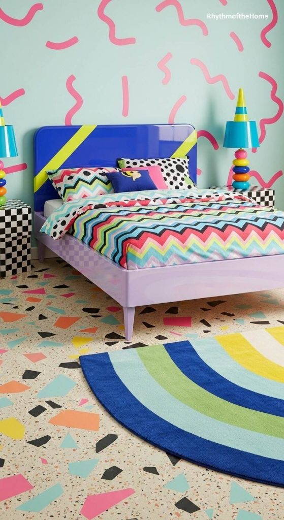 100 Memphis Group Style Decor and Design Ideas – Rhythm of the Home