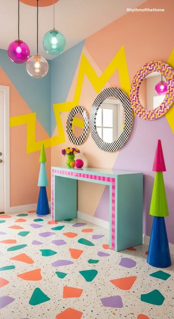 100 Memphis Group Style Decor and Design Ideas – Rhythm of the Home