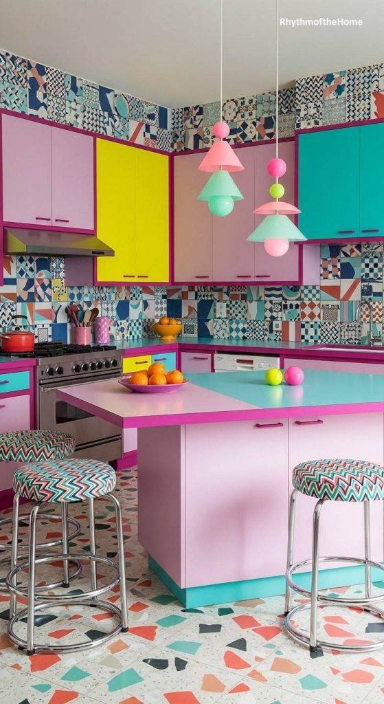 100 Memphis Group Style Decor and Design Ideas – Rhythm of the Home