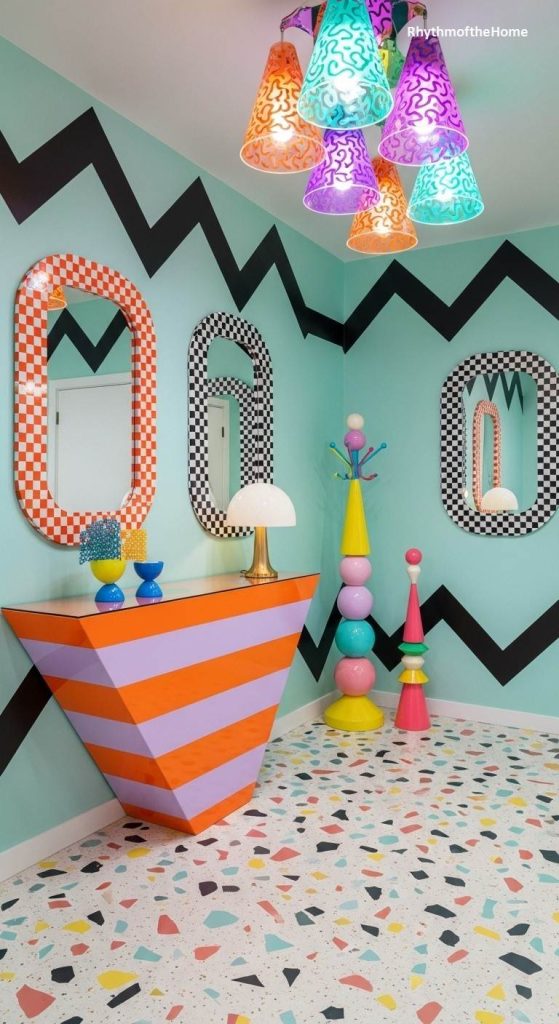 100 Memphis Group Style Decor and Design Ideas – Rhythm of the Home