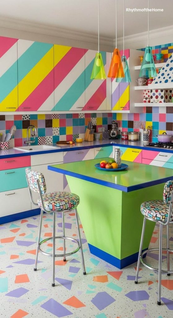 100 Memphis Group Style Decor and Design Ideas – Rhythm of the Home