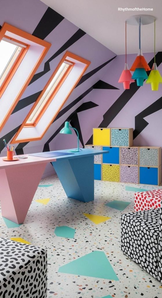 100 Memphis Group Style Decor and Design Ideas – Rhythm of the Home