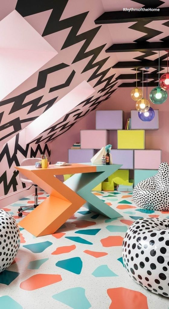 100 Memphis Group Style Decor and Design Ideas – Rhythm of the Home