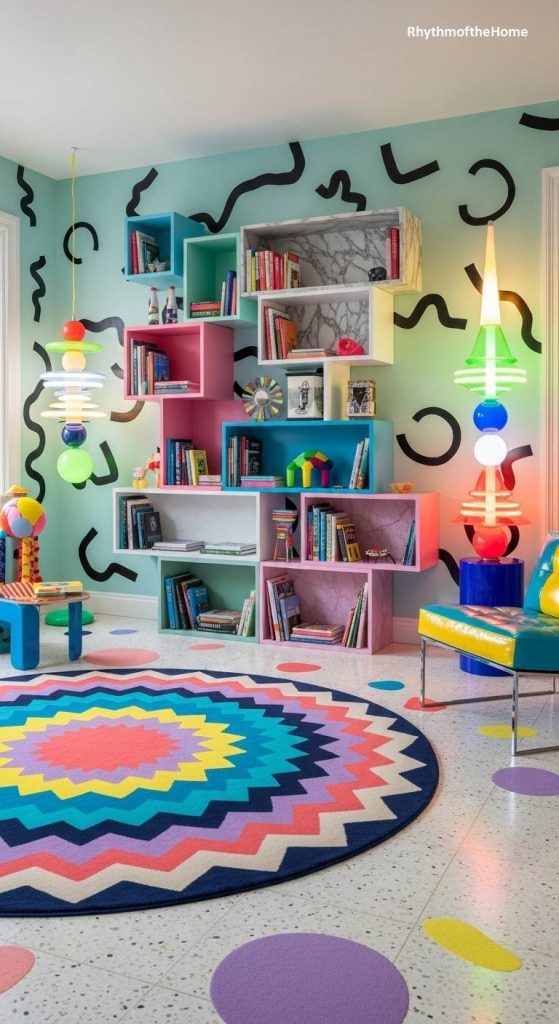 100 Memphis Group Style Decor and Design Ideas – Rhythm of the Home