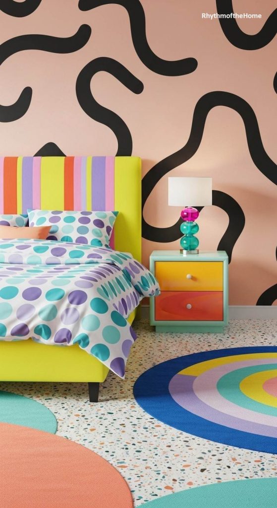 100 Memphis Group Style Decor and Design Ideas – Rhythm of the Home