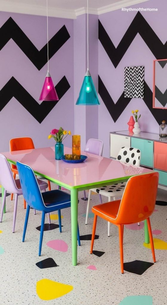 100 Memphis Group Style Decor and Design Ideas – Rhythm of the Home