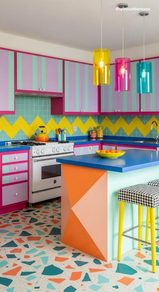 100 Memphis Group Style Decor and Design Ideas – Rhythm of the Home