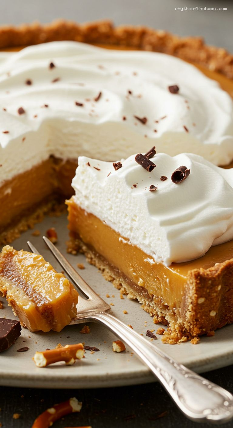 Butterscotch Pudding Tart with Salty Pretzel Crust – Rhythm of the Home