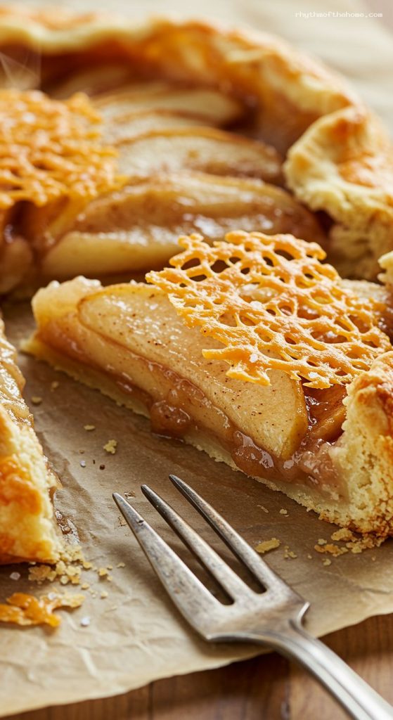 Cheddar-Crusted Apple Galette with Cinnamon Sugar – Rhythm of the Home