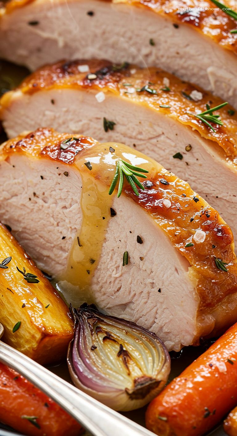 Crispy Spatchcock Turkey with Garlic-Herb Butter and Pan Jus – Rhythm ...