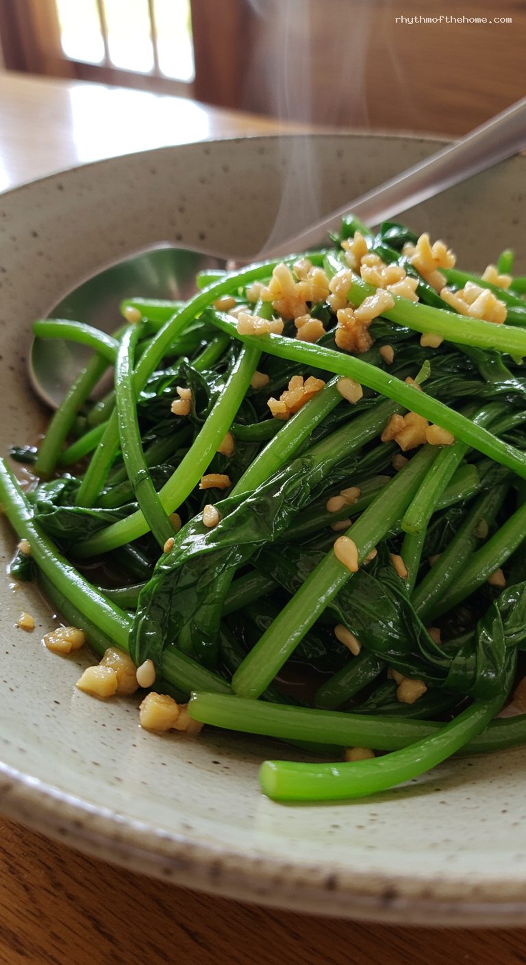 Garlic Stir-Fried Pea Shoots (Dou Miao) – Rhythm of the Home
