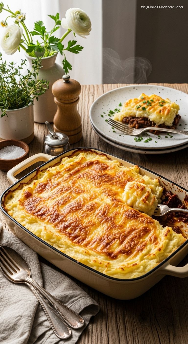 Hachis Parmentier with Pulled Beef and Gruyère – Rhythm of the Home