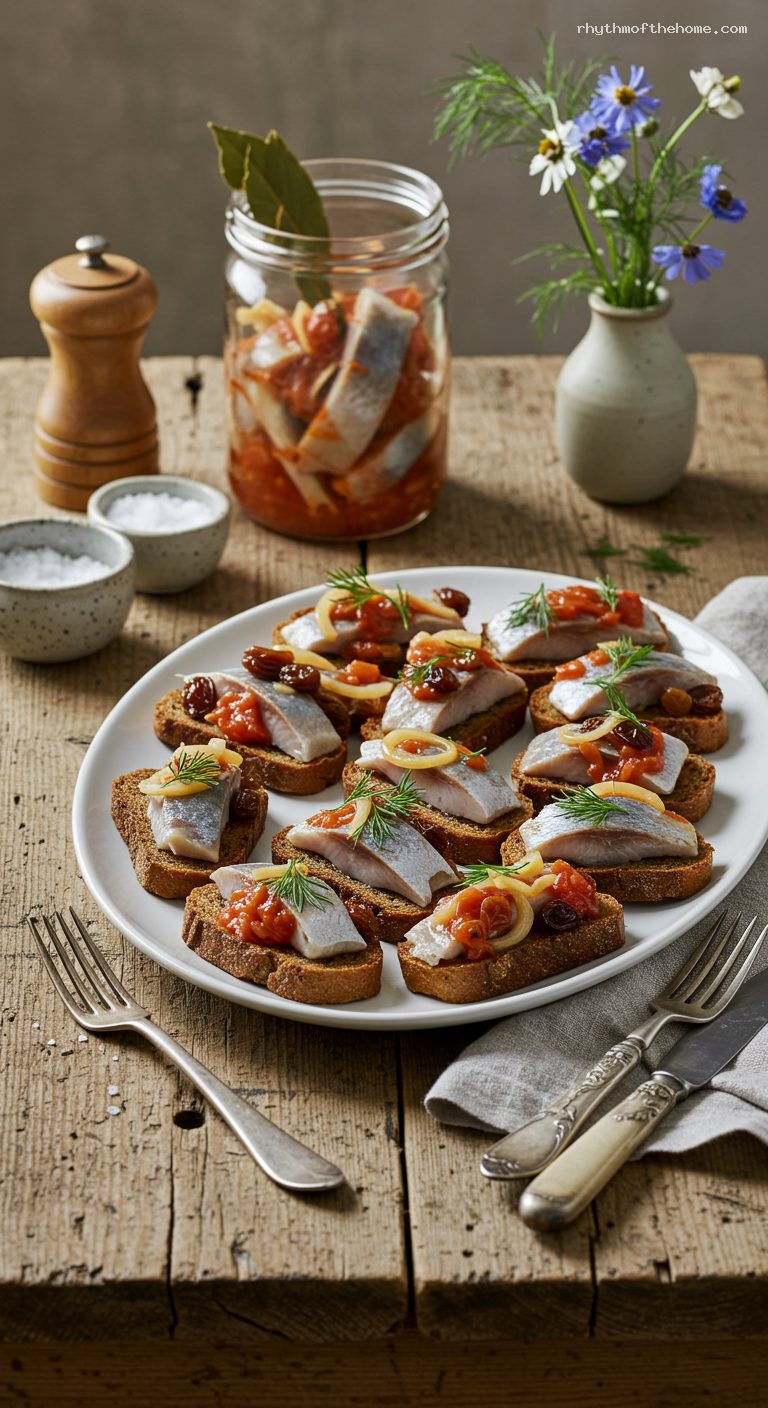 Kashubian Herring with Onions and Tomato-Raisin Sauce – Rhythm of the Home