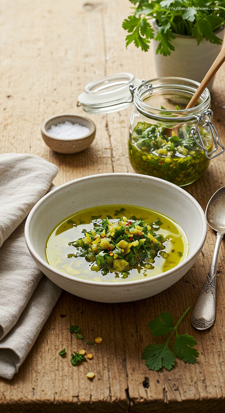 Preserved Lemon and Olive Salsa Verde – Rhythm of the Home