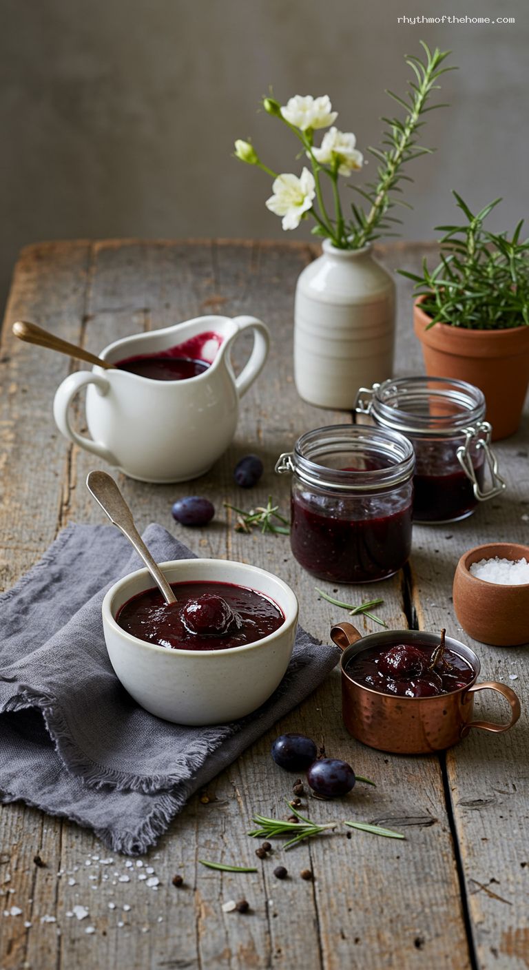 Roasted Red Grape–Rosemary Port Reduction – Rhythm of the Home