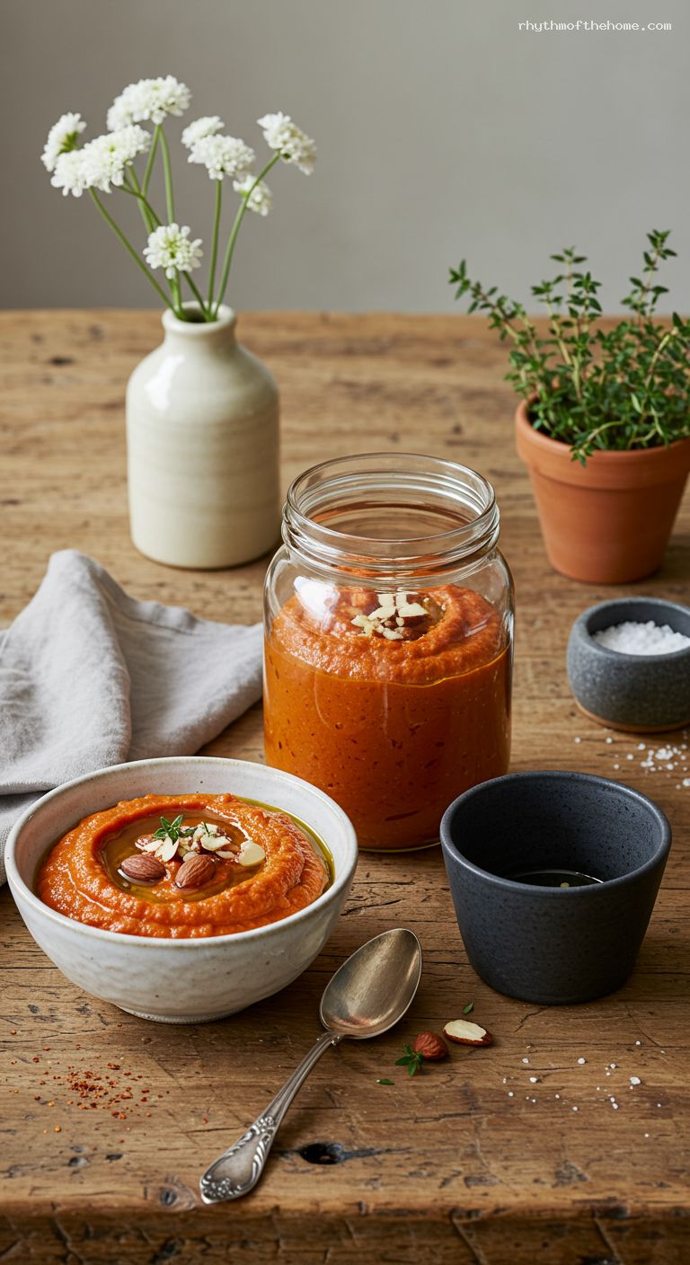 Roasted Red Pepper Romesco Sauce Recipe – Rhythm of the Home