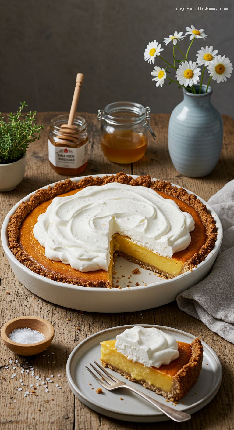 Salted Honey Custard Pie with Toasty Graham-Rye Crust – Rhythm of the Home