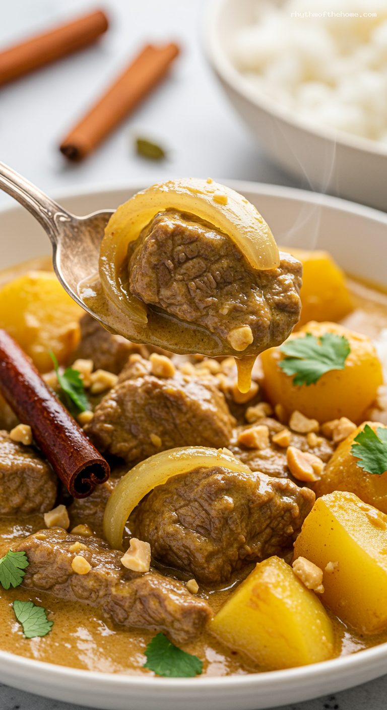 Slow-Simmered Massaman Beef Curry with Potatoes and Peanuts – Rhythm of ...