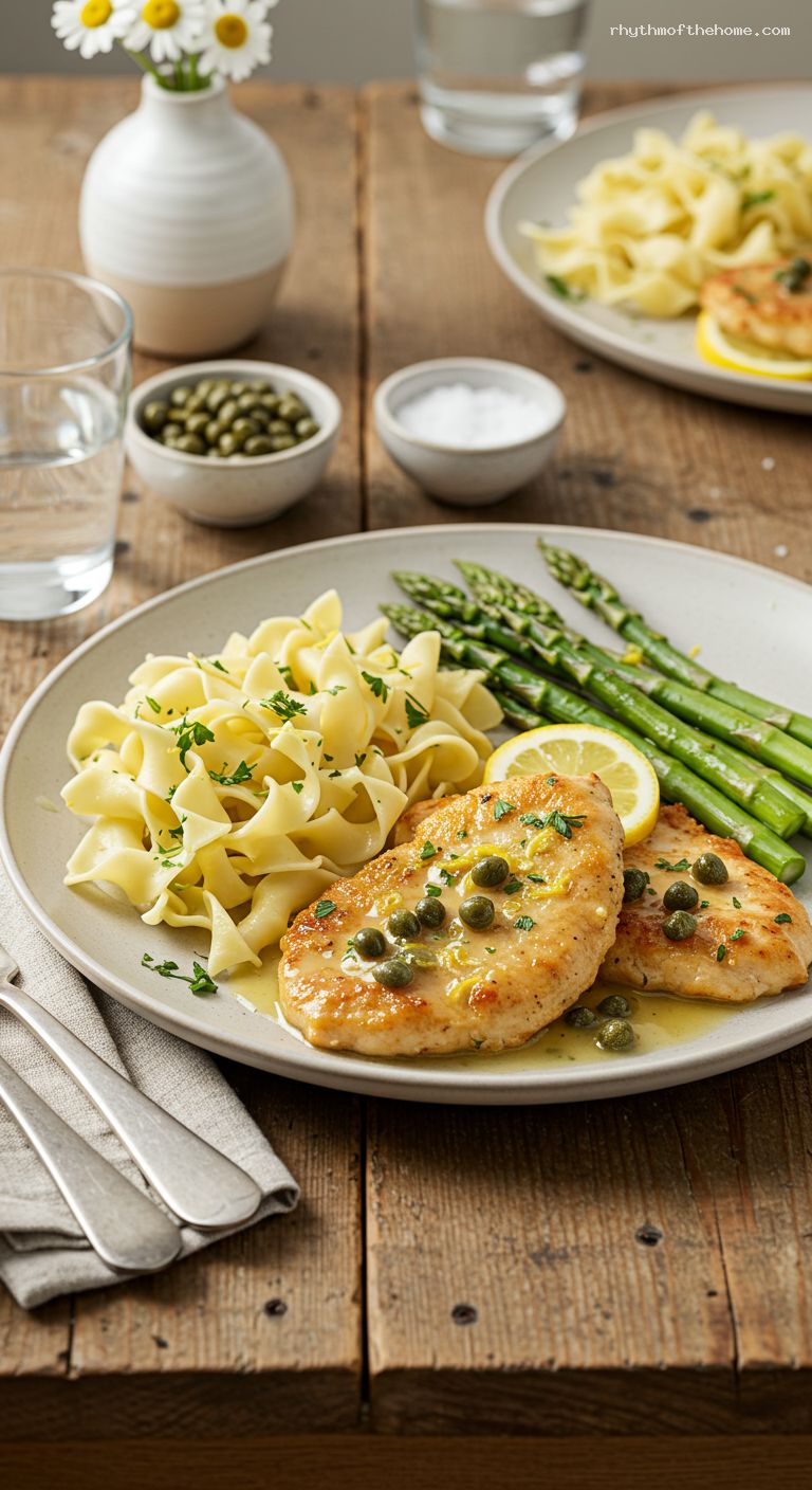 Turkey Piccata Cutlets with Lemon-Caper Butter Sauce – Rhythm of the Home