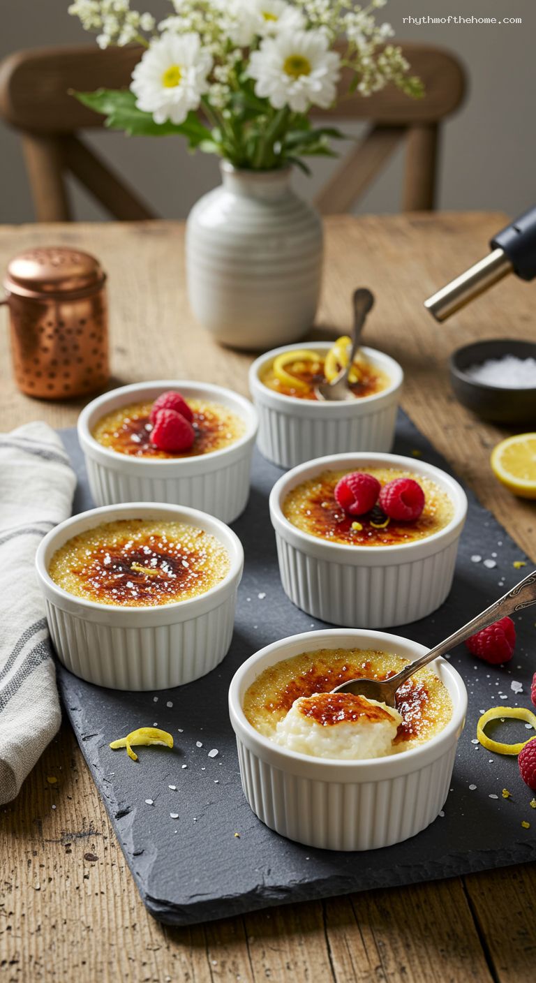 Vanilla Rice Pudding Brûlée with Crackly Sugar Top – Rhythm of the Home