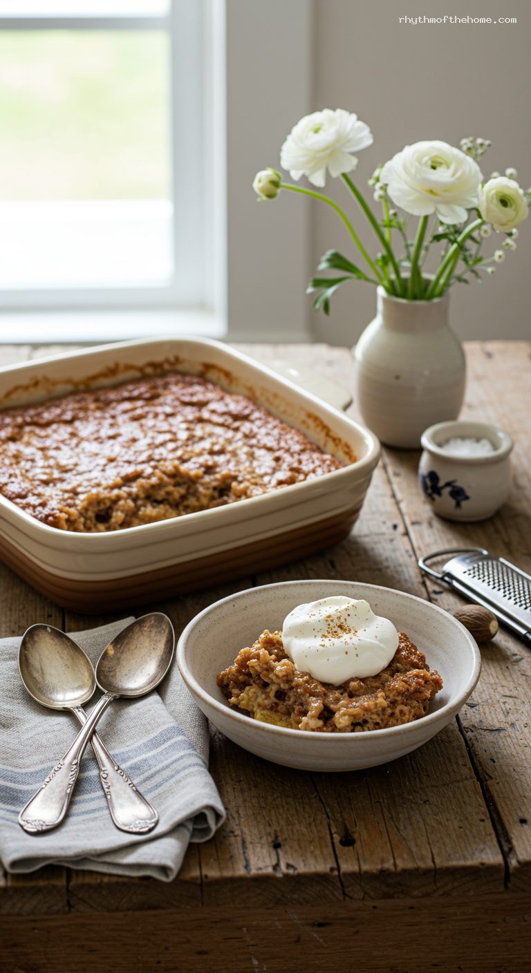 Baked Grape-Nuts Custard with Vanilla and Nutmeg – Rhythm of the Home