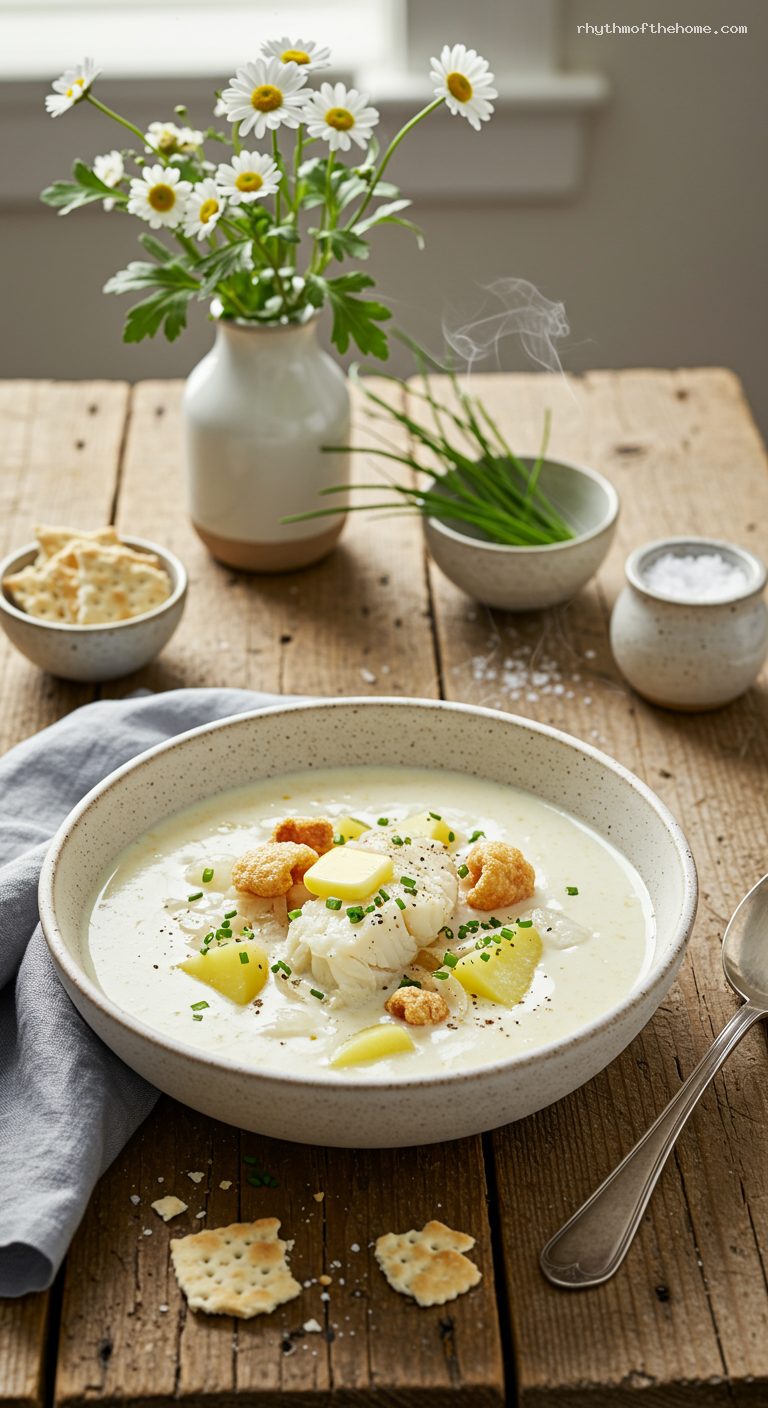 Classic New England Fish Chowder with Haddock or Cod – Rhythm of the Home