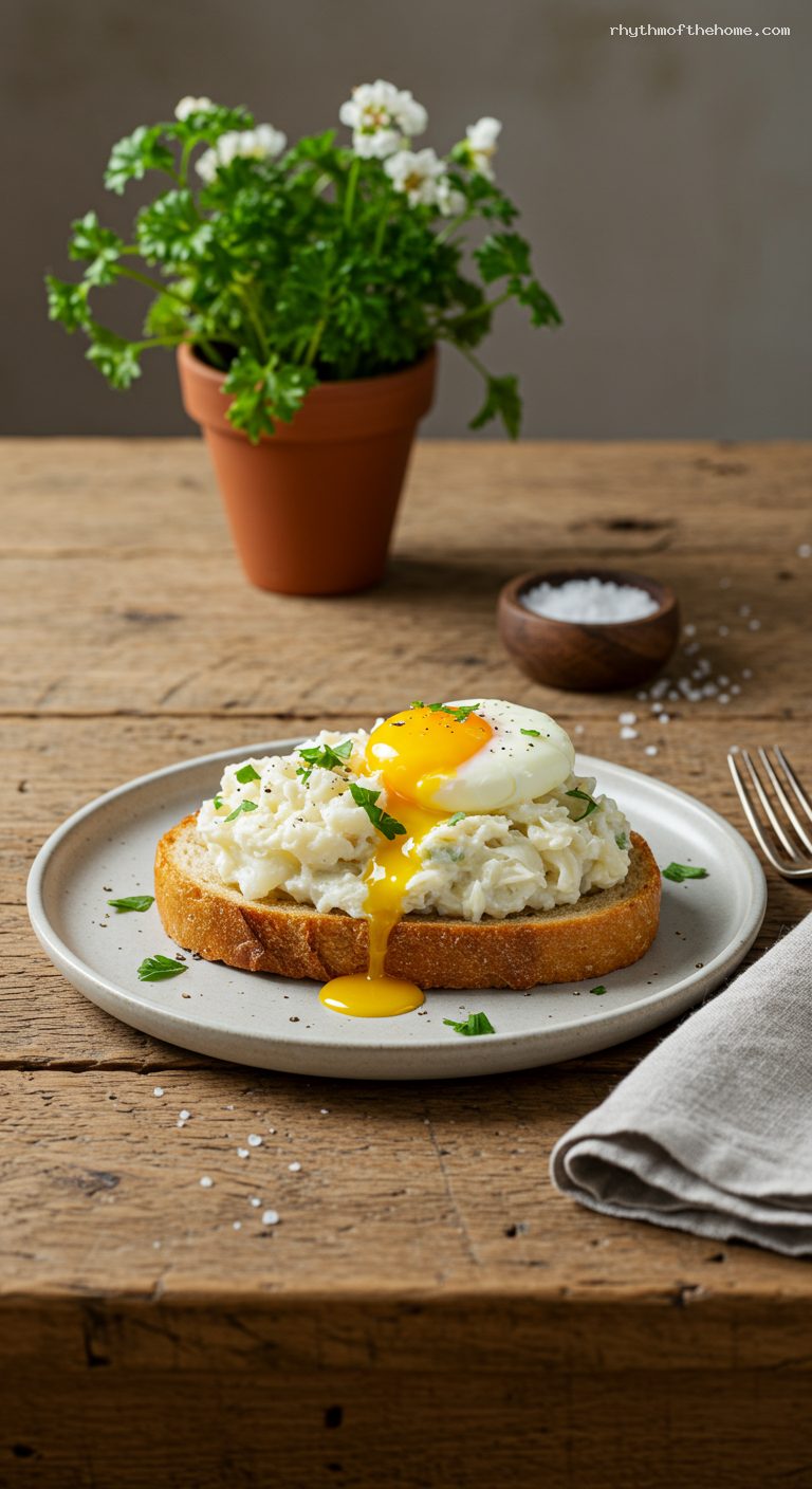 Creamed Salt Cod on Toast with Béchamel and Parsley – Rhythm of the Home