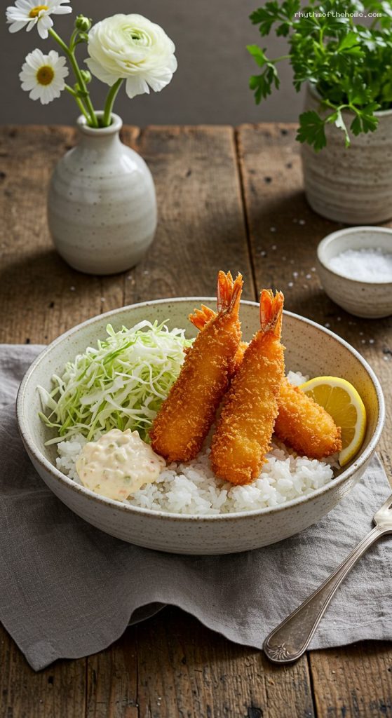 Crispy Ebi Fry with Lemon and Kewpie Mayo – Rhythm of the Home
