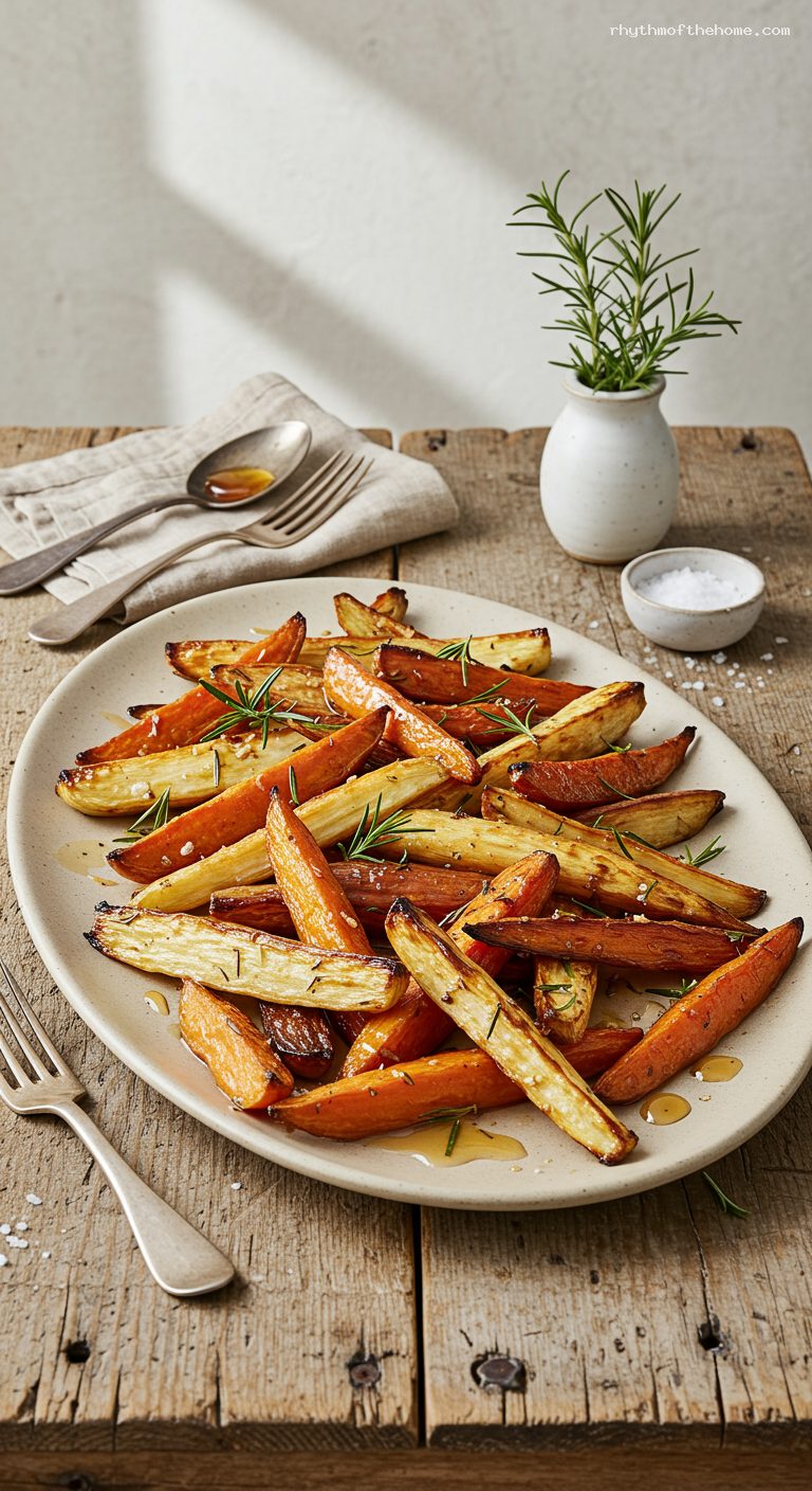 Maple-Roasted Root Vegetables with Rosemary – Rhythm of the Home