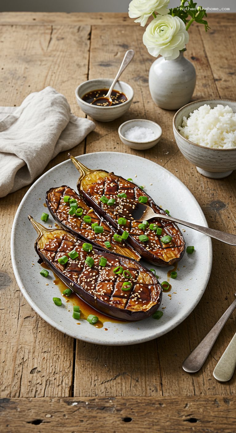 Nasu Dengaku (Miso-Glazed Eggplant) – Rhythm of the Home