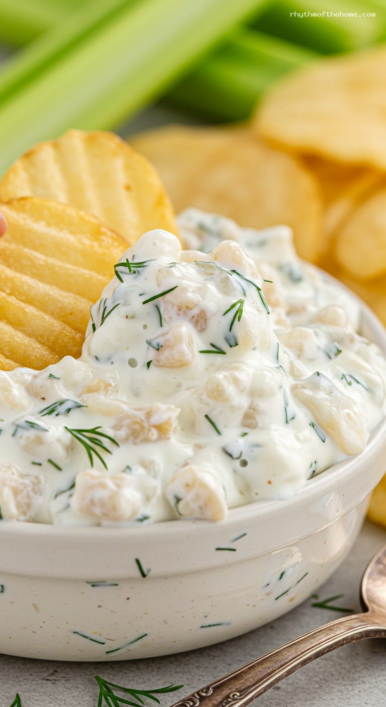 New England Clam Dip with Dill and Lemon – Rhythm of the Home