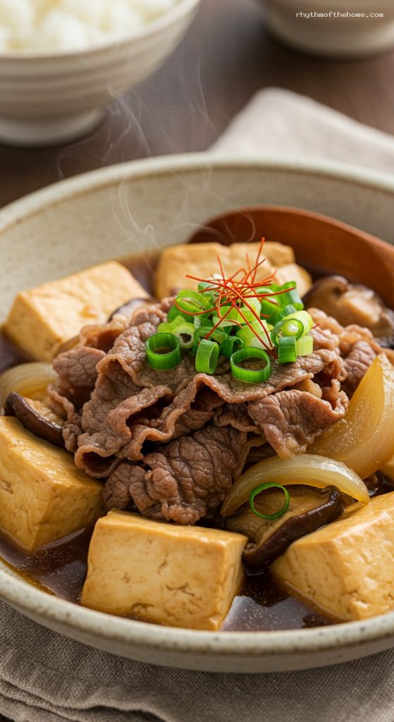 Niku Dofu: Sweet-Savory Beef and Tofu Bowl – Rhythm of the Home
