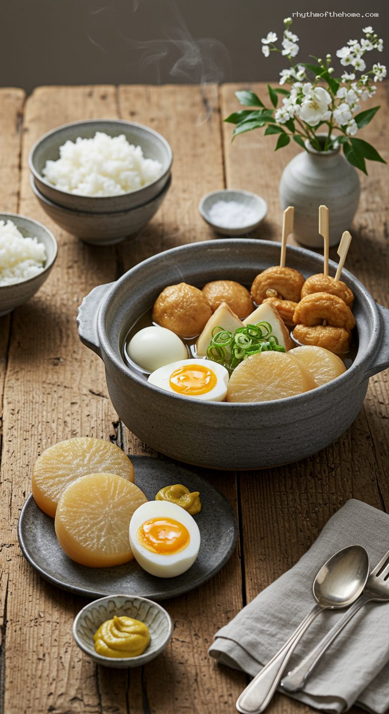 Slow-Simmered Oden Hot Pot with Dashi Broth – Rhythm of the Home