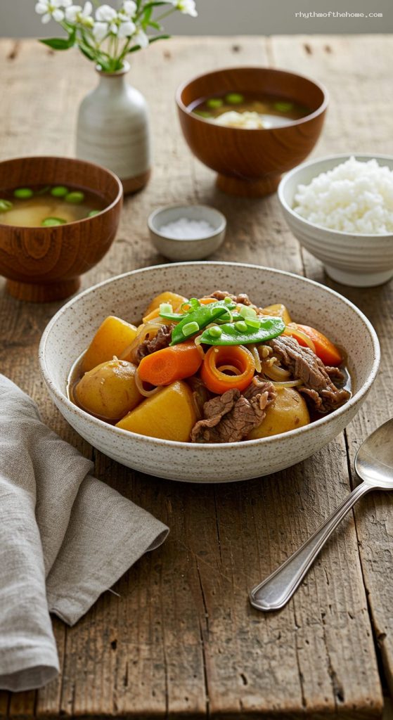 Soy-Sweet Nikujaga Stew with Beef and Potatoes – Rhythm of the Home
