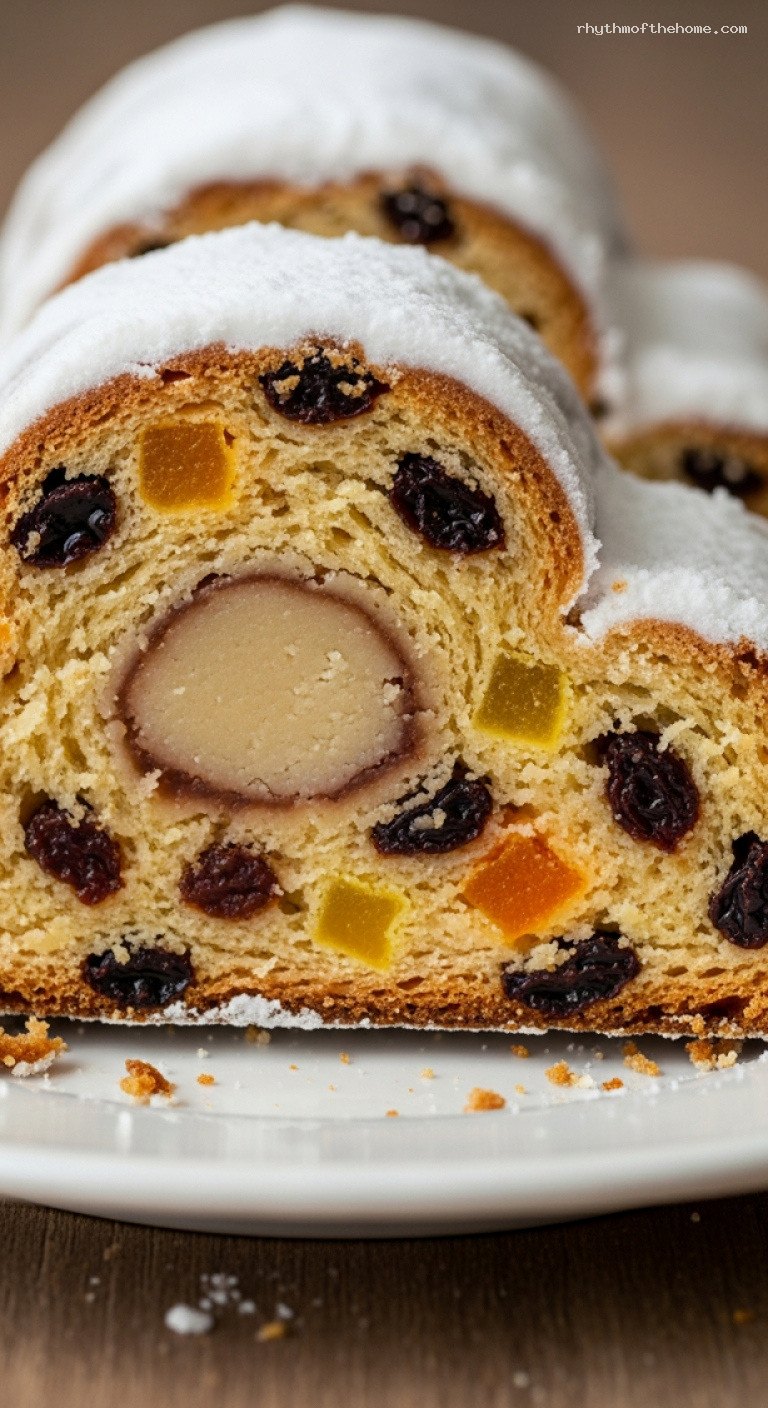 Classic Christstollen: Buttery German Holiday Fruit Bread – Rhythm of ...