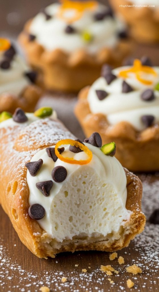 Easy Baked Cannoli Cups With Sweet Ricotta Filling – Rhythm of the Home