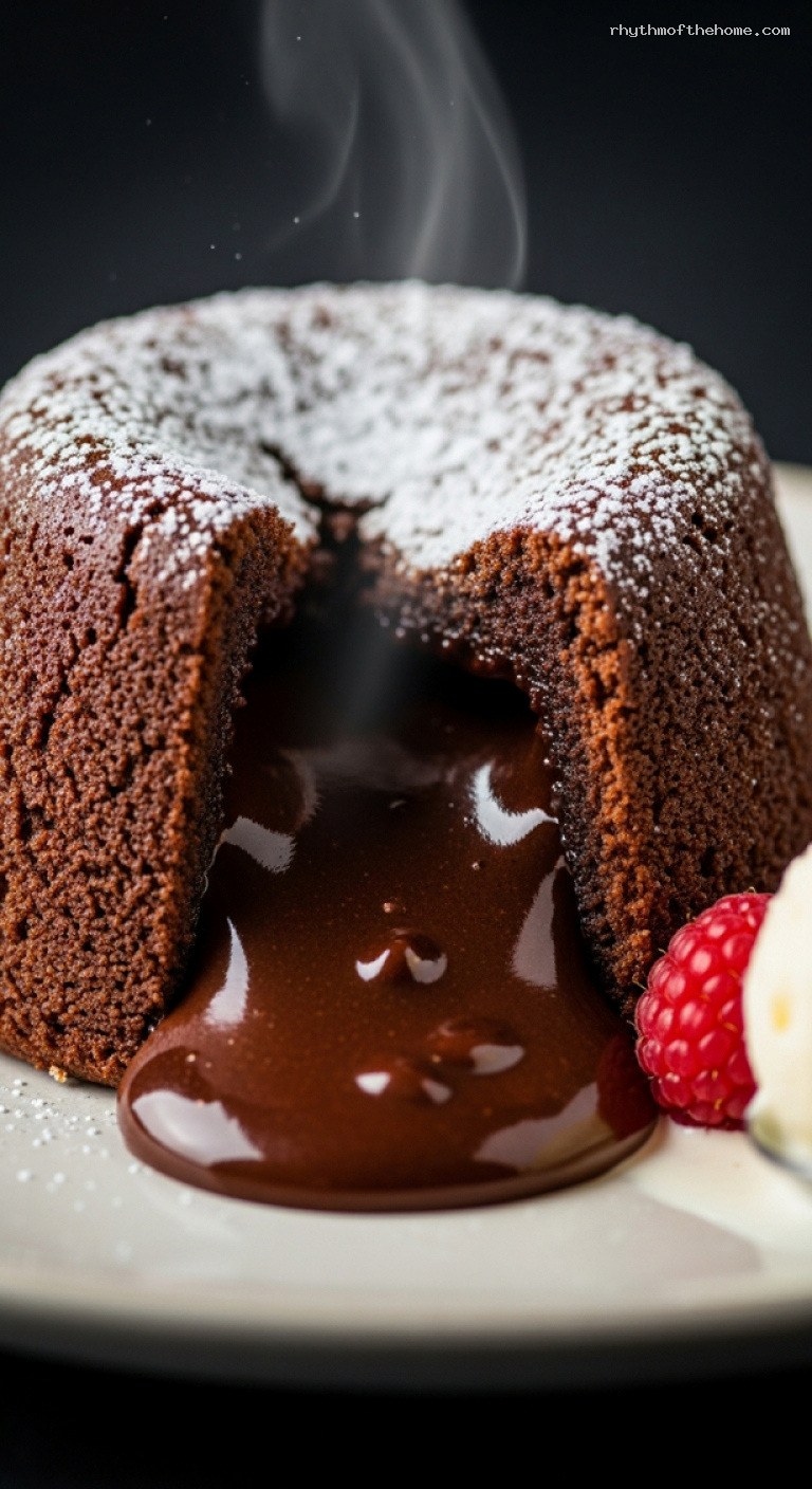Individual Chocolate Lava Cakes With Molten Centers – Rhythm of the Home